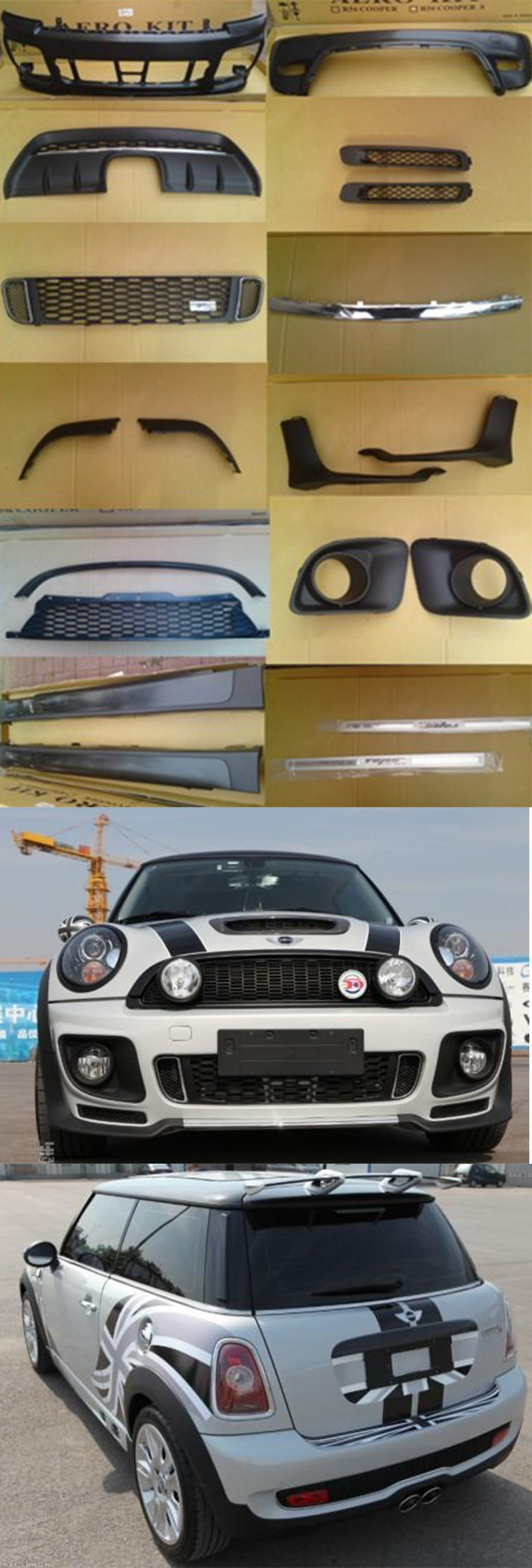 MẪU BODY KIT MINI COOPER R56 MẪU JWC | Độ xe ô tô tại Dino-Tuning