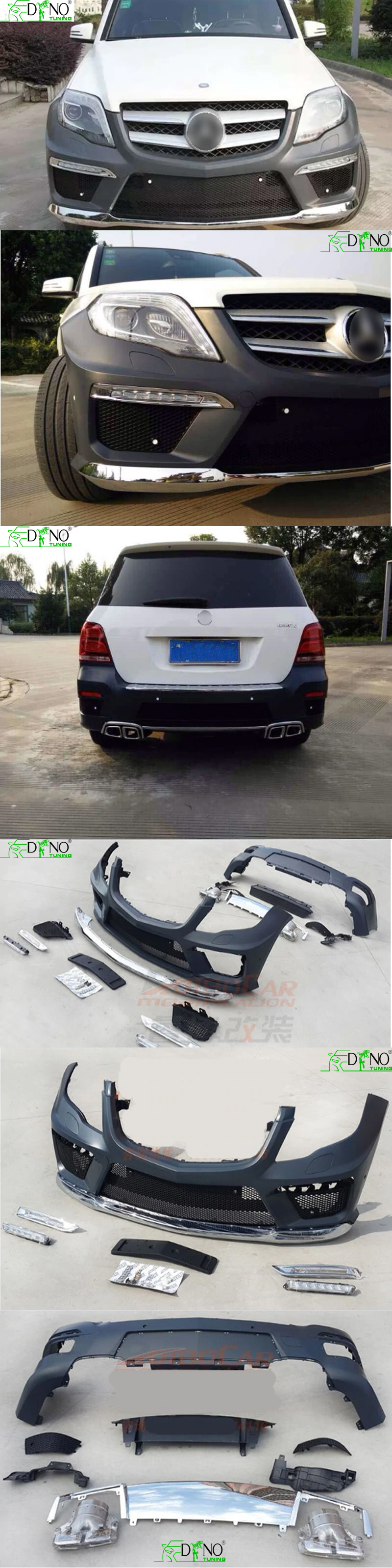 BODYKIT TRƯỚC SAU CHO MERCEDES GLK MẪU GLK 63 AMG.