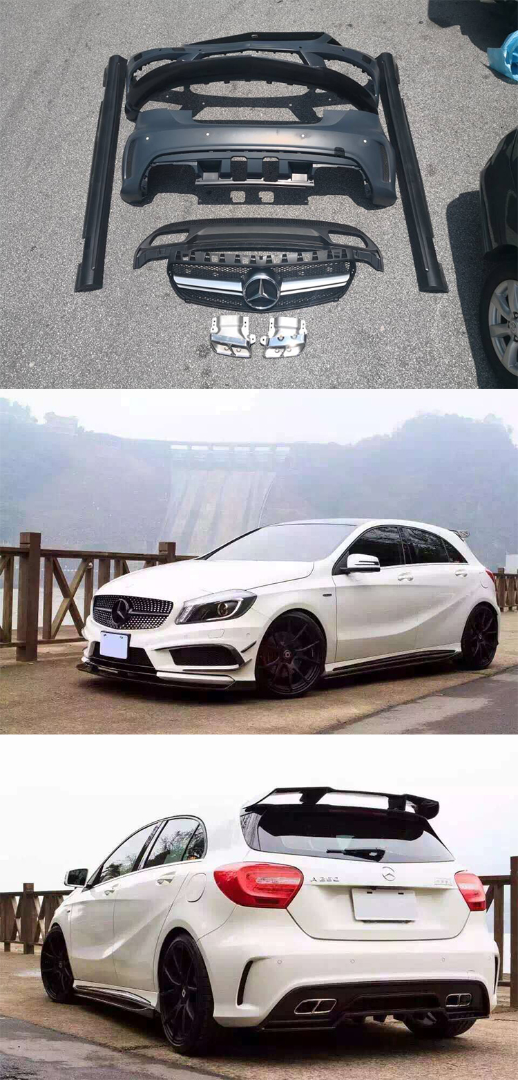 MẪU BODY KIT MERCEDES A CLASS MẪU AMG | Độ xe ô tô tại Dino-Tuning
