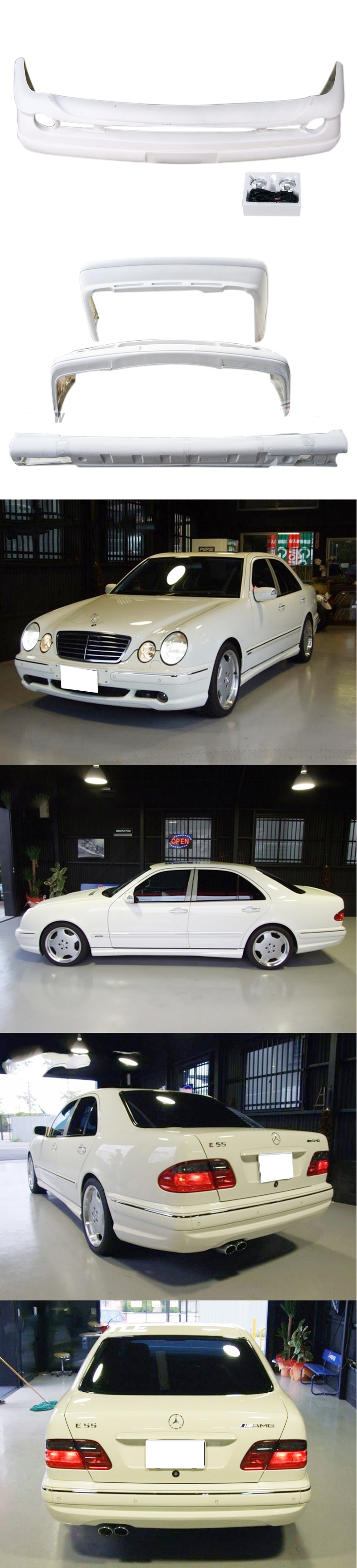 MẪU BODY KIT MERCEDES W210 MẪU AMG | Độ xe ô tô tại Dino-Tuning